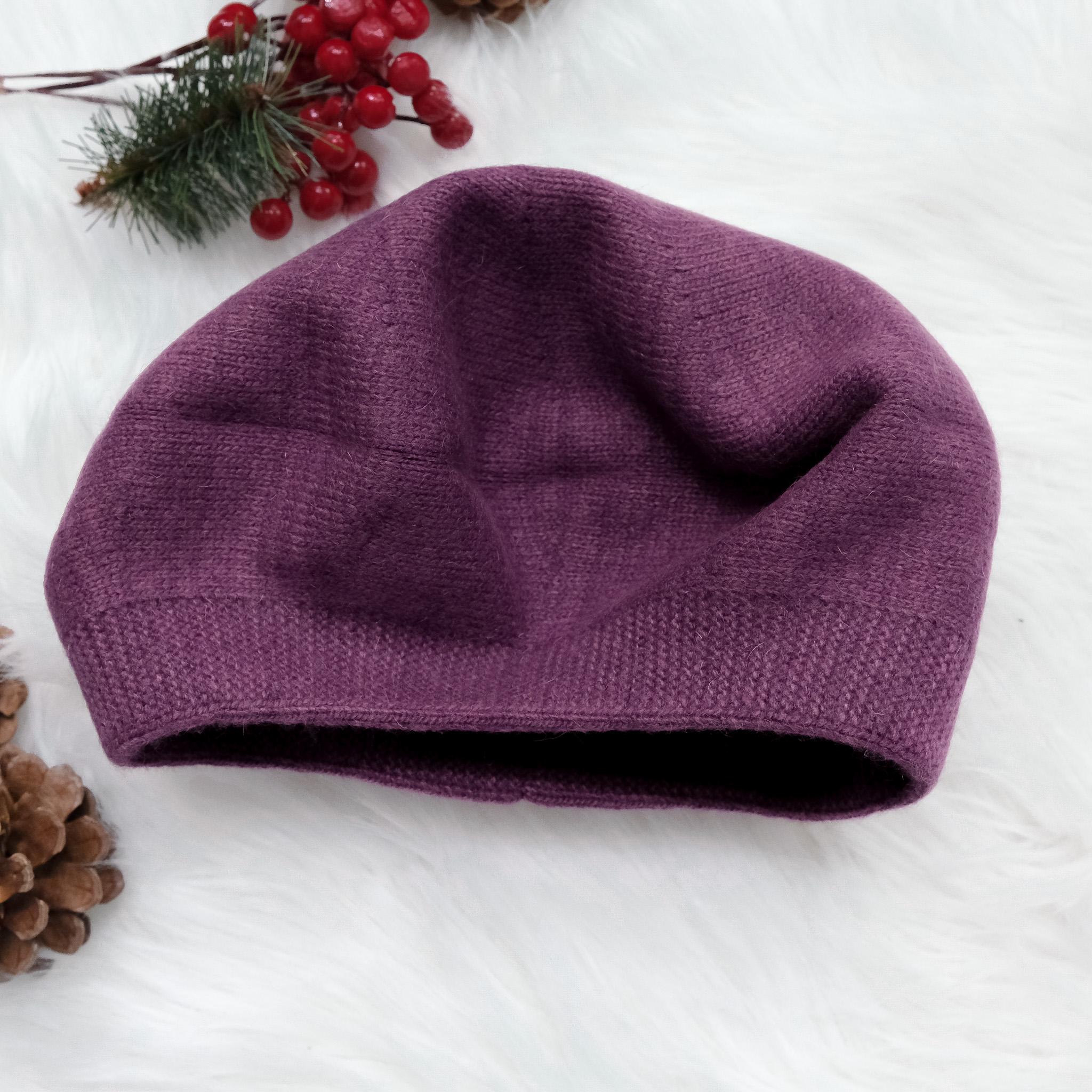 Slouchy Beret Hat, Crochet Beret, Fall Fashion, French Beret, Oversized ...