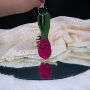 Felt Vegetableskeychain, Woolfelted Cabbage, Pumpkin, Peas, Corn ...