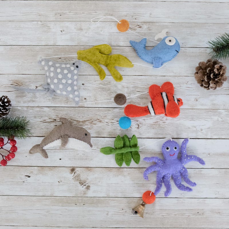 Felt Sea Creatures Wall - Etsy