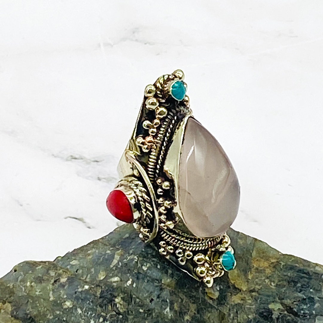 Handmade Chunky Rings, Bohemian Jewelry, Handmade Jewelry, Ethnic ...