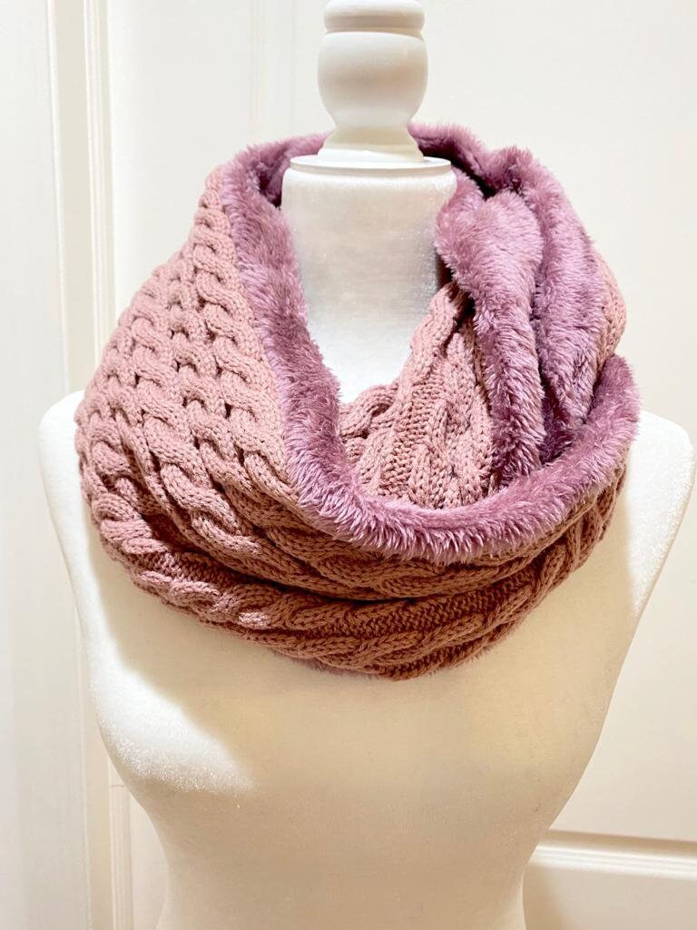 Winter Two Way Scarf With Soft Lining Non Itchy Loop Scarf - Etsy