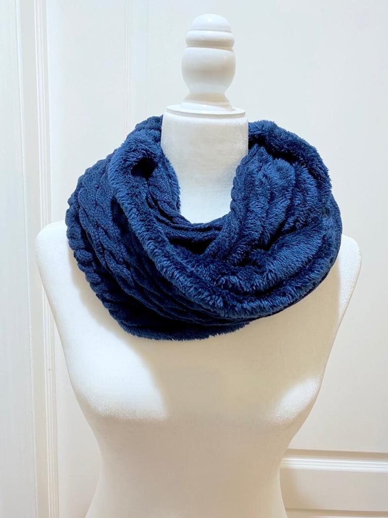 Winter Two Way Scarf With Soft Lining Non Itchy Loop Scarf - Etsy