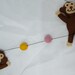 Felt Stuffed Monkey Garland, Nursery Decoration, Party Accessories ...