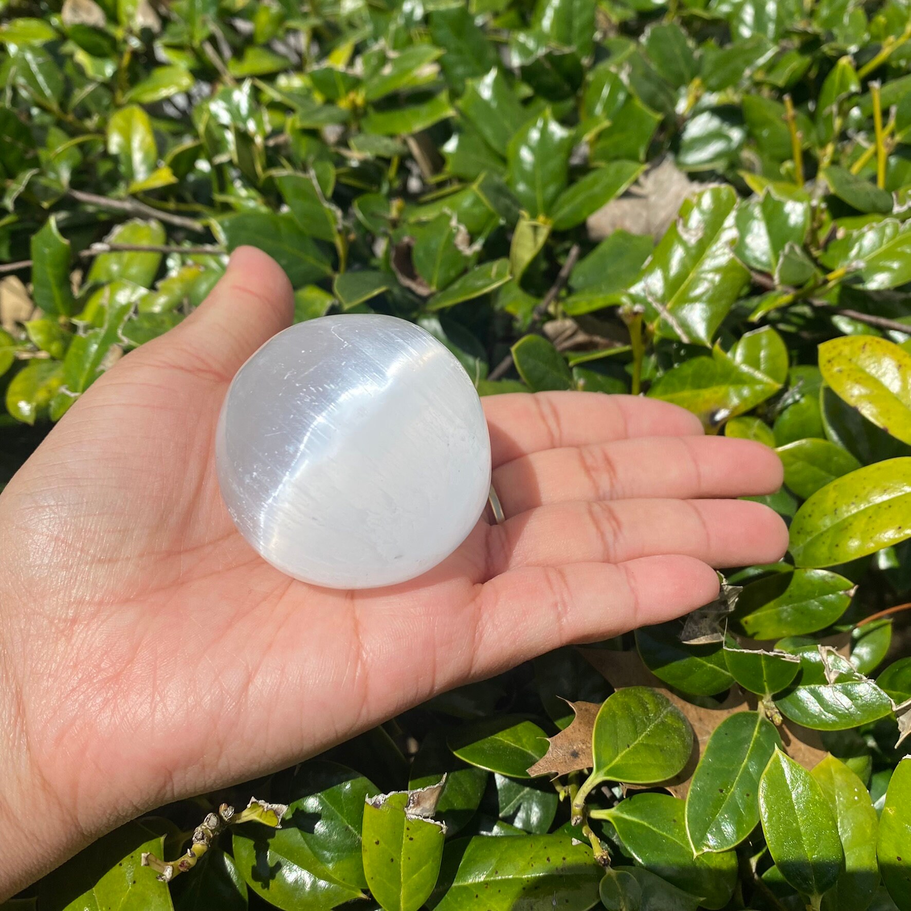 Selenite Ball, Satin Spar, Selenite Sphere, Cleansing Crystal, Crystal ...