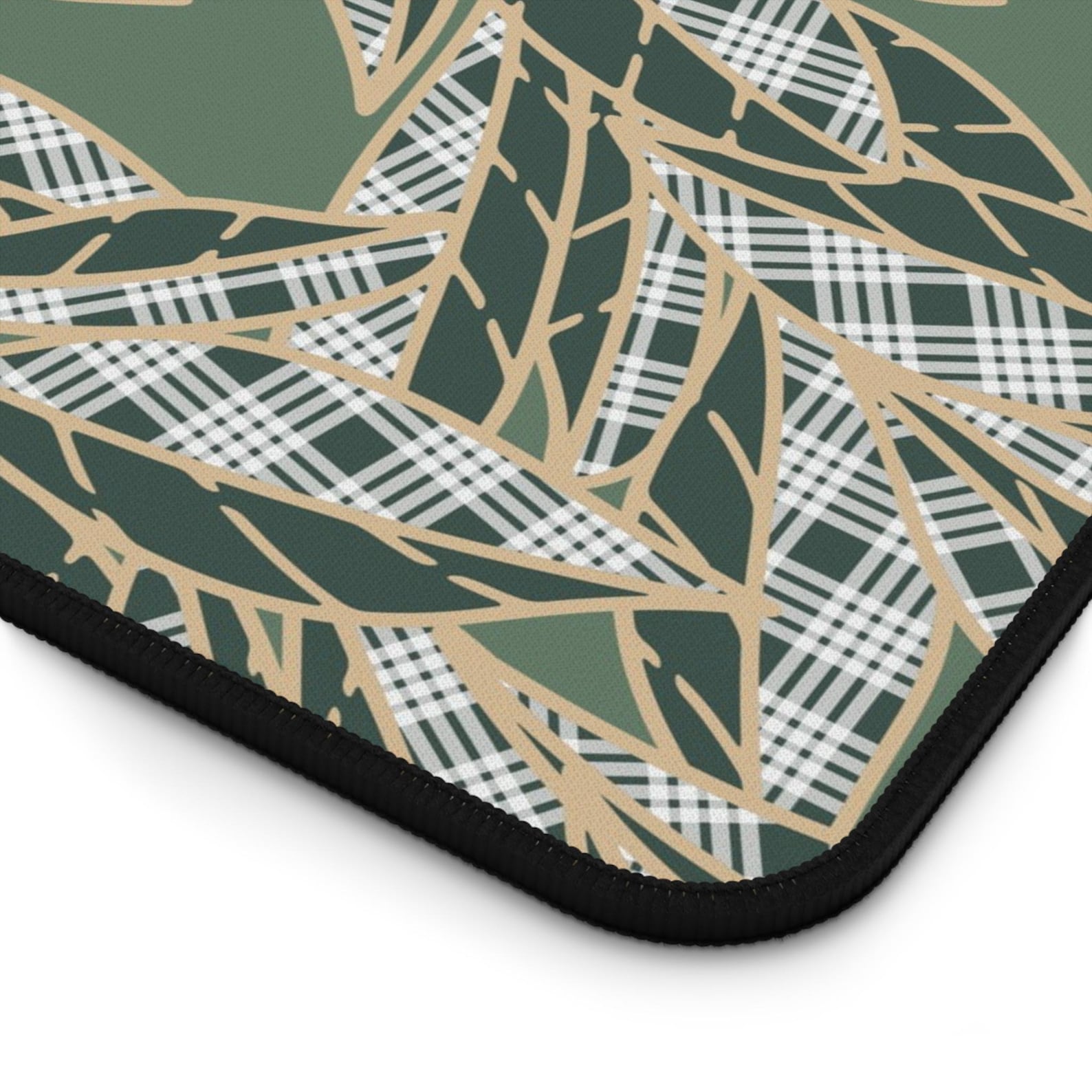 Maile Lei Pakala Desk Mat - Green Desk Mat - Hawaiian Lei Desk Mat ...