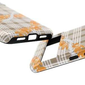 Puakenikeni Lei and Pikake Lei on Taupe Palaka Print Phone Case ...