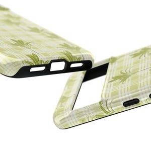 Ti Leaf Pattern on Nature Colored Palaka Print Phone Case - Hawaii ...