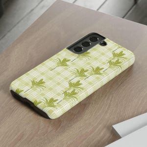 Ti Leaf Pattern on Nature Colored Palaka Print Phone Case - Hawaii ...