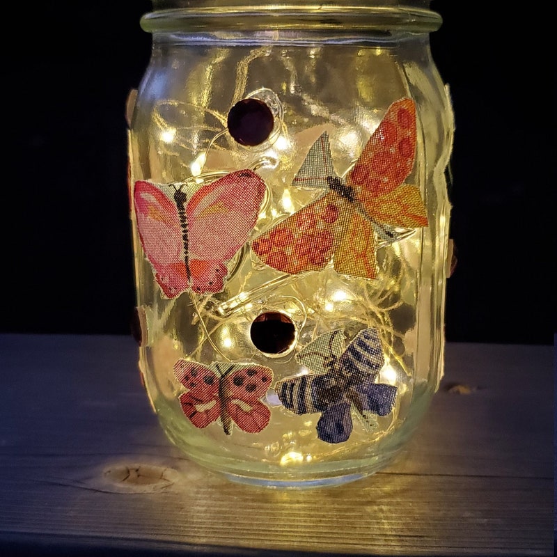Butterfly Mason Jar - Etsy