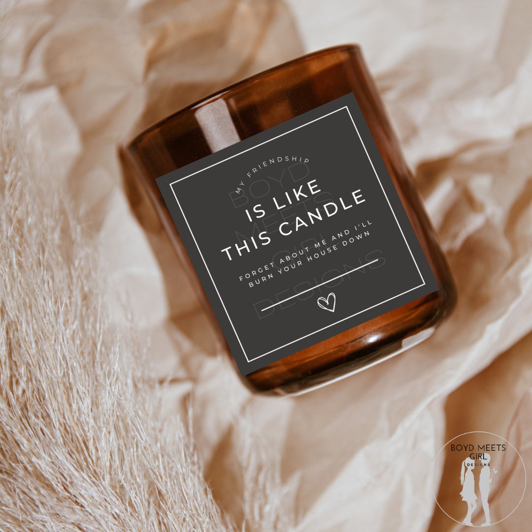 Candle Label - Candle Label Design - Candle Label Gift - Candle Sticker ...