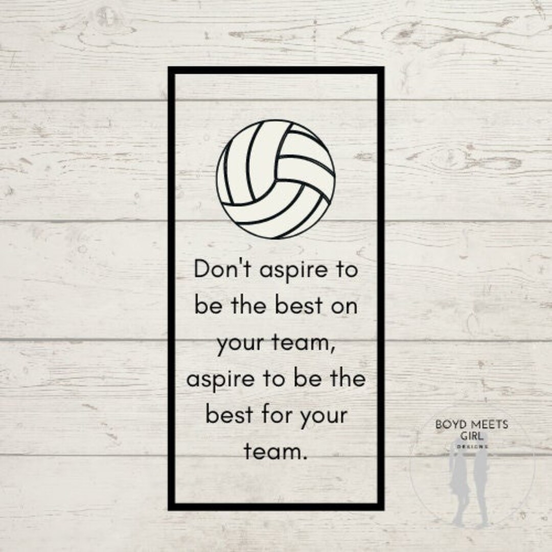 Inspirational Volleyball SVG, Png, Pdf - Team Gift - Volleyball Sign - Etsy