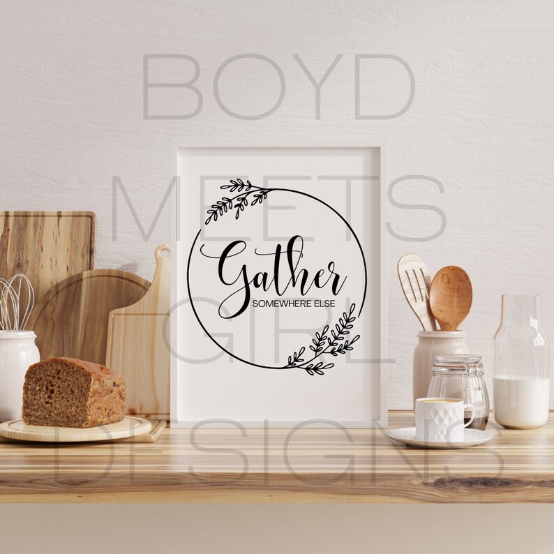 Gather Somewhere Else SVG, Pdf, Png - Passive Agressive Autumn. - Funny ...