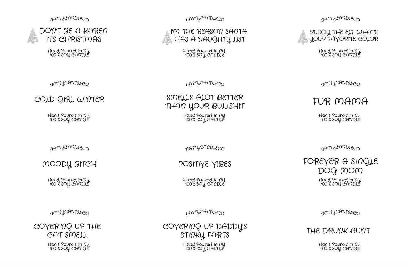 Snickerdoodle | Personalize Label| 4 Ounces | All-natural Soy Wax ...