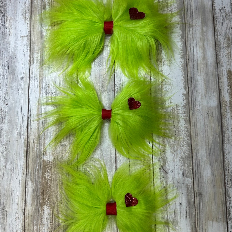 Grinch bow - Etsy