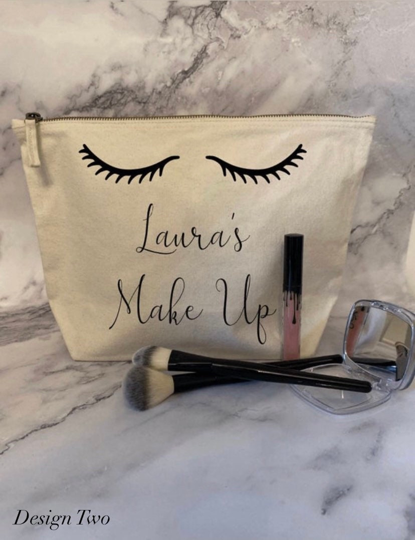 Personalised Make Up Bag Personalised Cosmetic Bag | Etsy