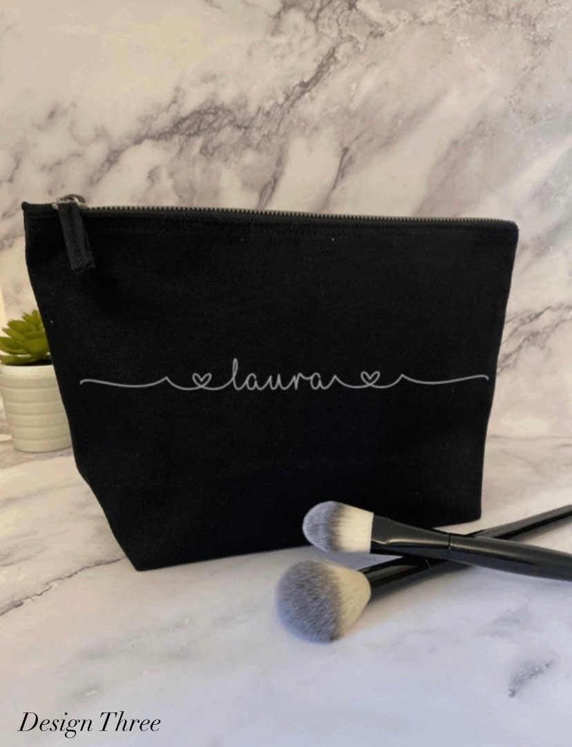 Personalised Make Up Bag Personalised Cosmetic Bag | Etsy