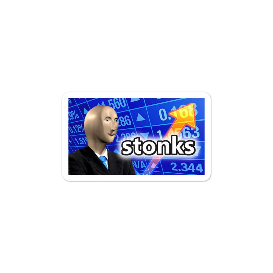 Stonks Stickers - Etsy