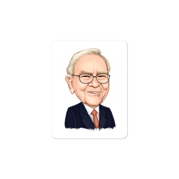Warren Buffett Sticker - Etsy