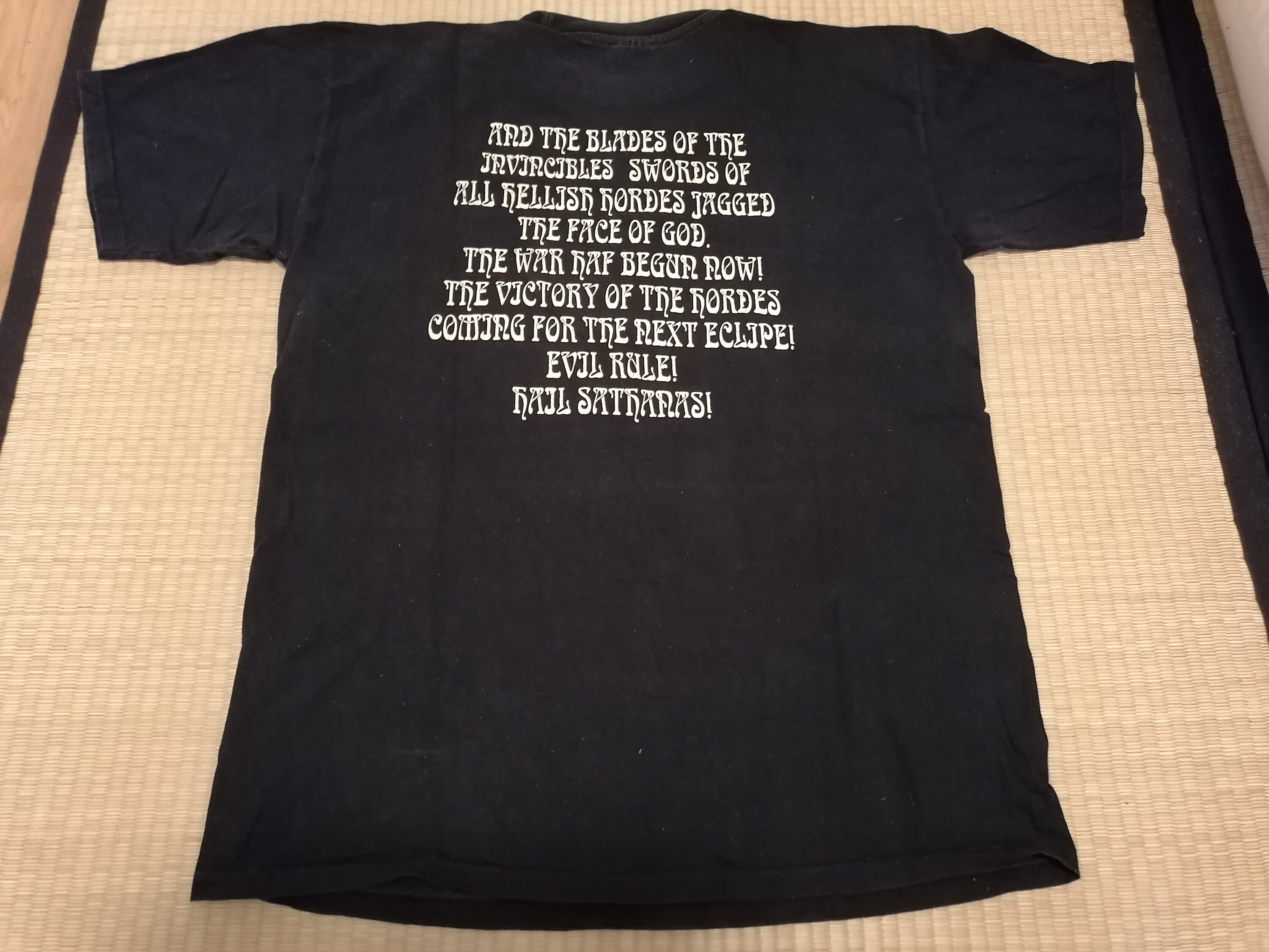 ENTHRONED Prophecies of Pagan Fire TS 1995 Marduk Setherial Abigor ...