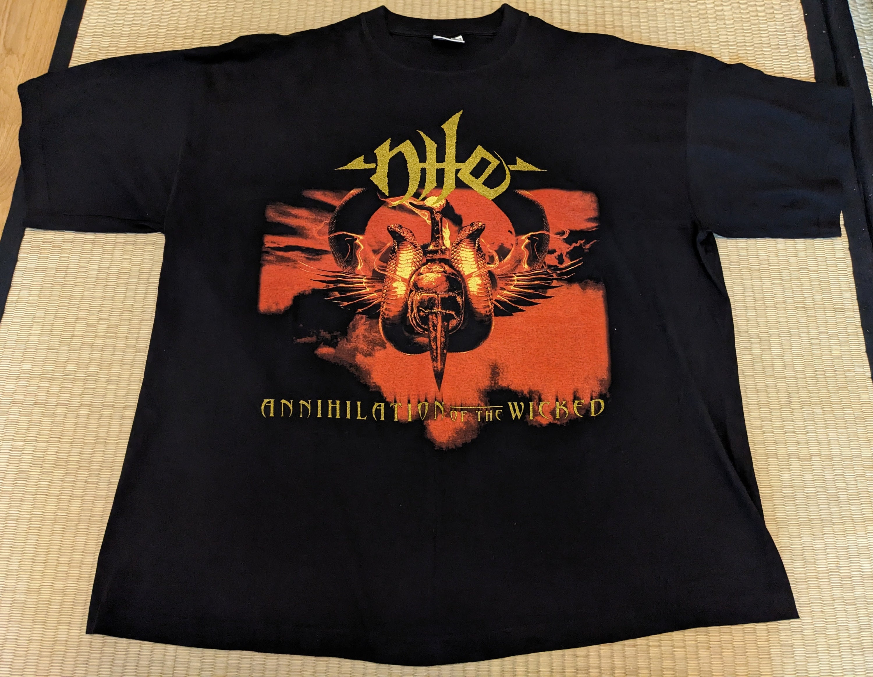 NILE Annihilation of the Wicked Tour TS 2005 Morbid Angel Hate Eternal ...