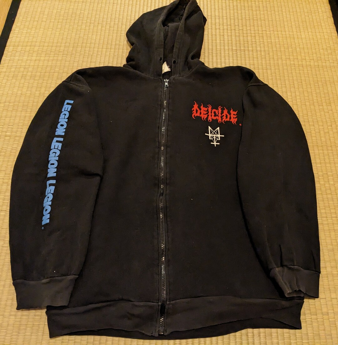 DEICIDE Legion Zipper 1991 Morbid Angel Bolt Thrower Carcass Entombed ...