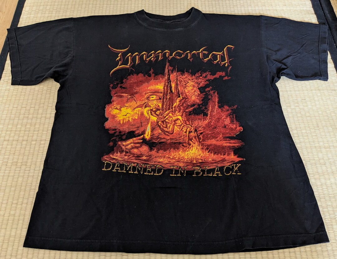 IMMORTAL Damned in Black 2000 TS Emperor Satyricon Dimmu Borgir ...