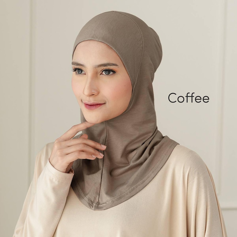 SANA Hijab Underscarf, 9 Colors Rayon Full Coverage Undercap, Inner ...