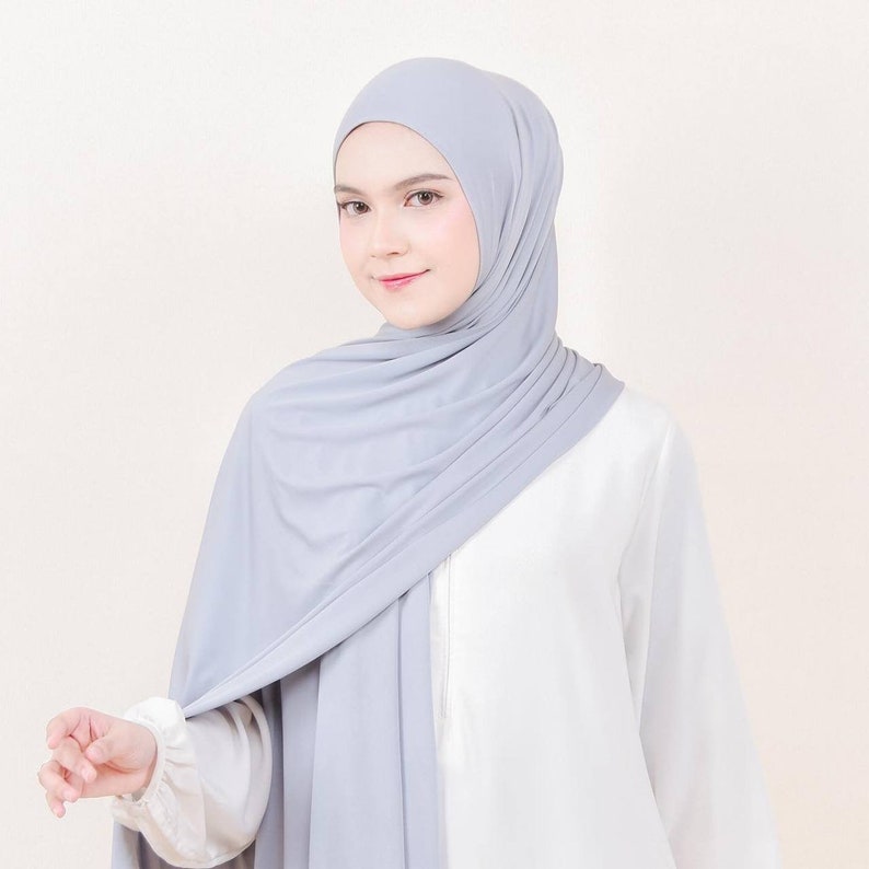 RAHILAH Instant Hijab, 12 Colors Jersey Hijab Shawl, Quick Easy Wear No ...
