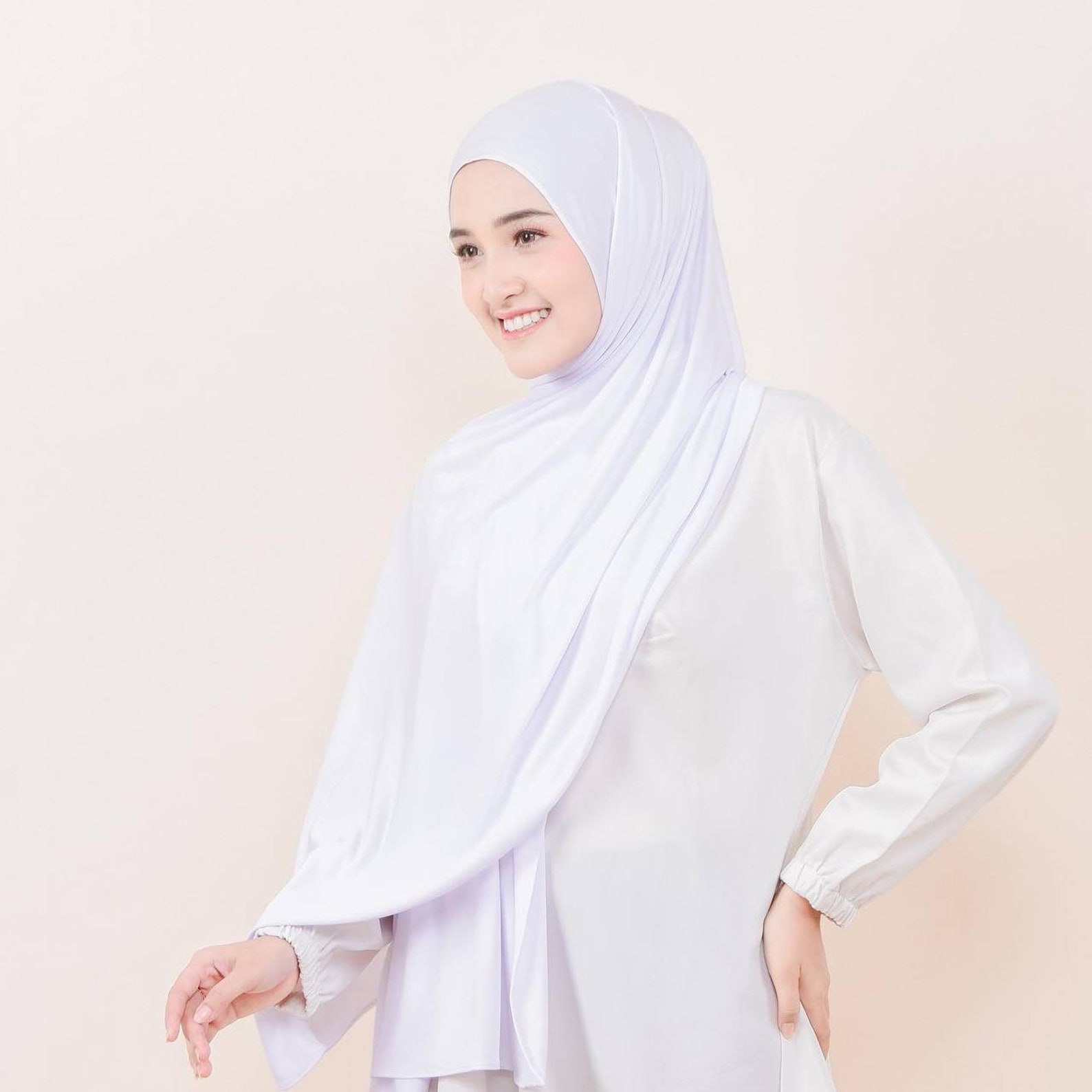 RAHILAH Instant Hijab, 12 Colors Jersey Hijab Shawl, Quick Easy Wear No ...