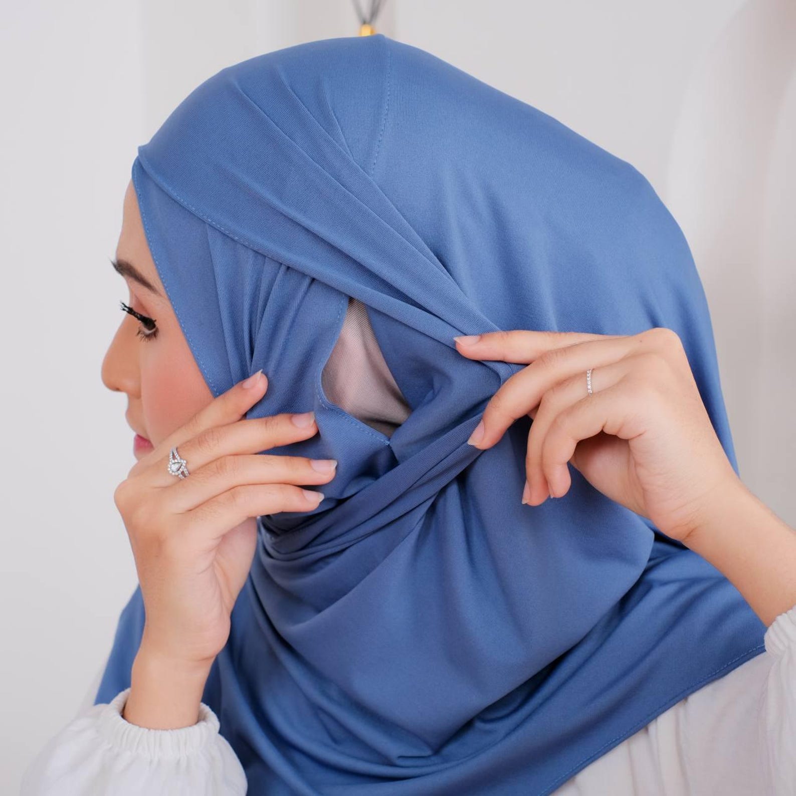 ILANA Instant Hijab, 30 Colors Jersey Hijab With Underscarf Quick Easy ...