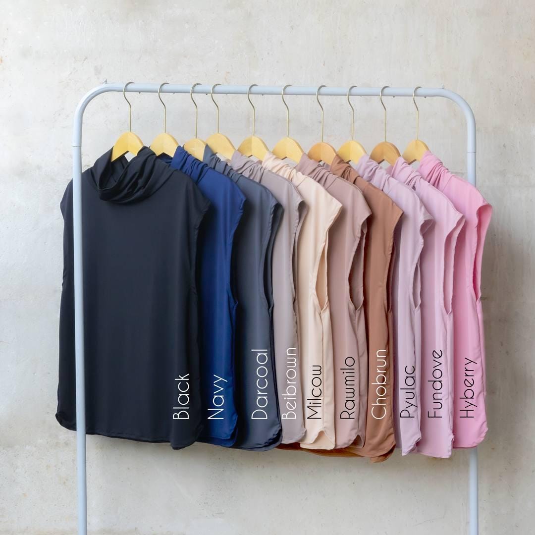 ADIRA Active Hijab Outer, Modest Sport Hijab Vest Cover Up, Muslim ...