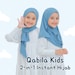 QABILA Kids 2-in-1 Instant Hijab, 2 Sizes & 13 Colors Premium Jersey ...