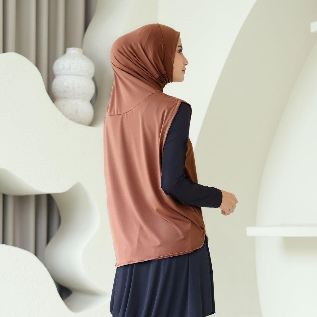 ADIRA Active Hijab Outer, Modest Sport Hijab Vest Cover Up, Muslim ...