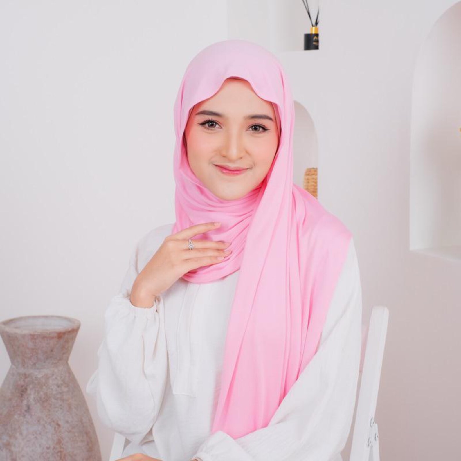 AURELLE Scarf, 30 Colors Jersey Hijab Shayla Turban, Lightweight Shawls ...