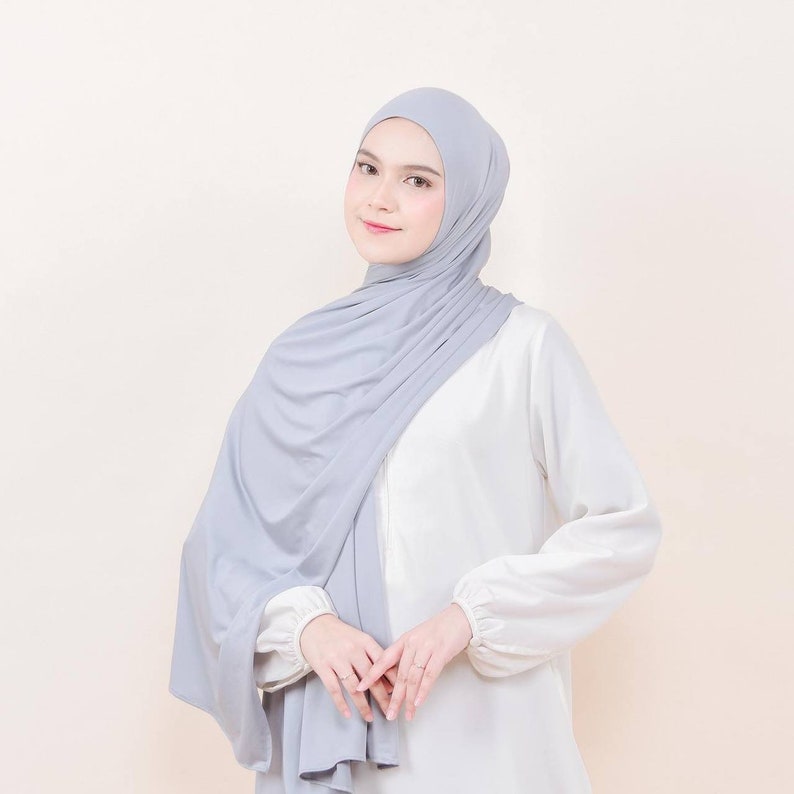 RAHILAH Instant Hijab, 12 Colors Jersey Hijab Shawl, Quick Easy Wear No ...