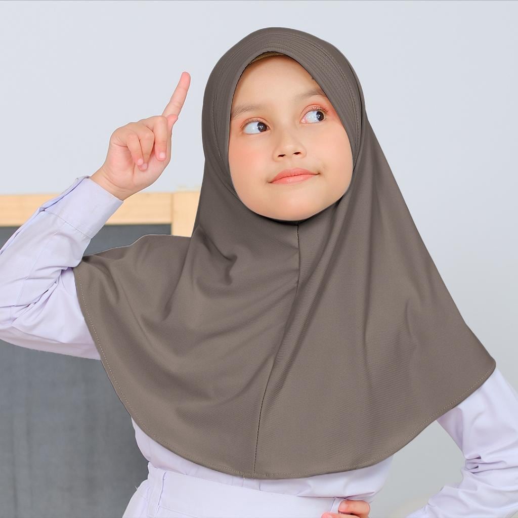 ASIYA Kids Instant Hijab, 2 Sizes & 12 Colors Premium Jersey Hijab ...