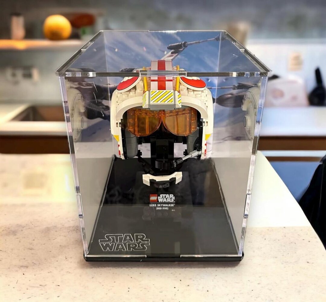Laser Cut Files for LEGO Luke Skywalker™ (red Five) Helmet Display Box ...