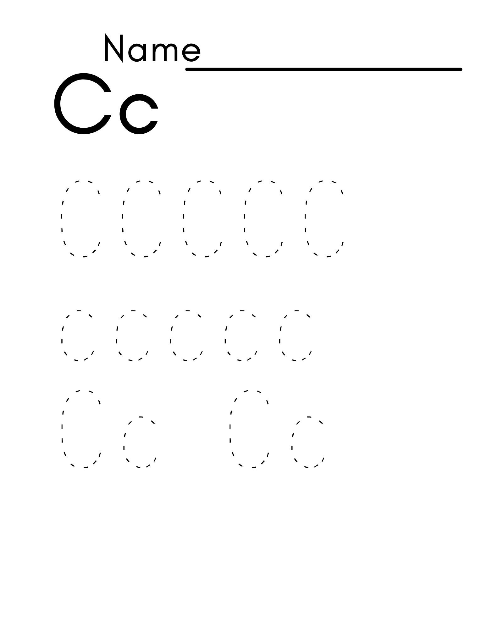 Simple Handwriting Practice Sheet - Etsy