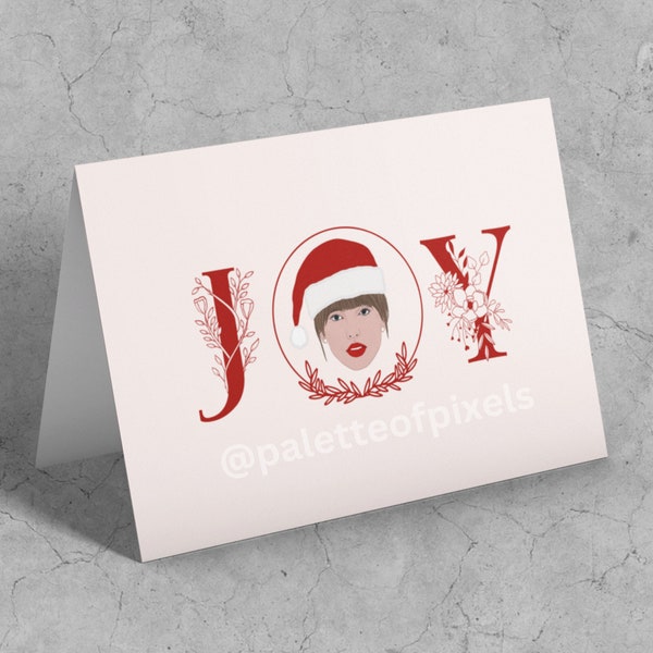Taylorswift Christmas Card - Etsy