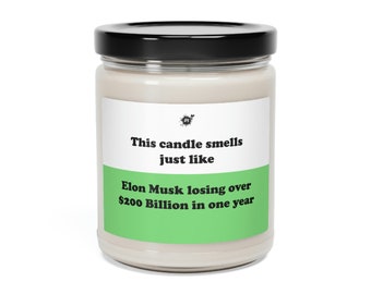 Elon Musk Candle - Etsy