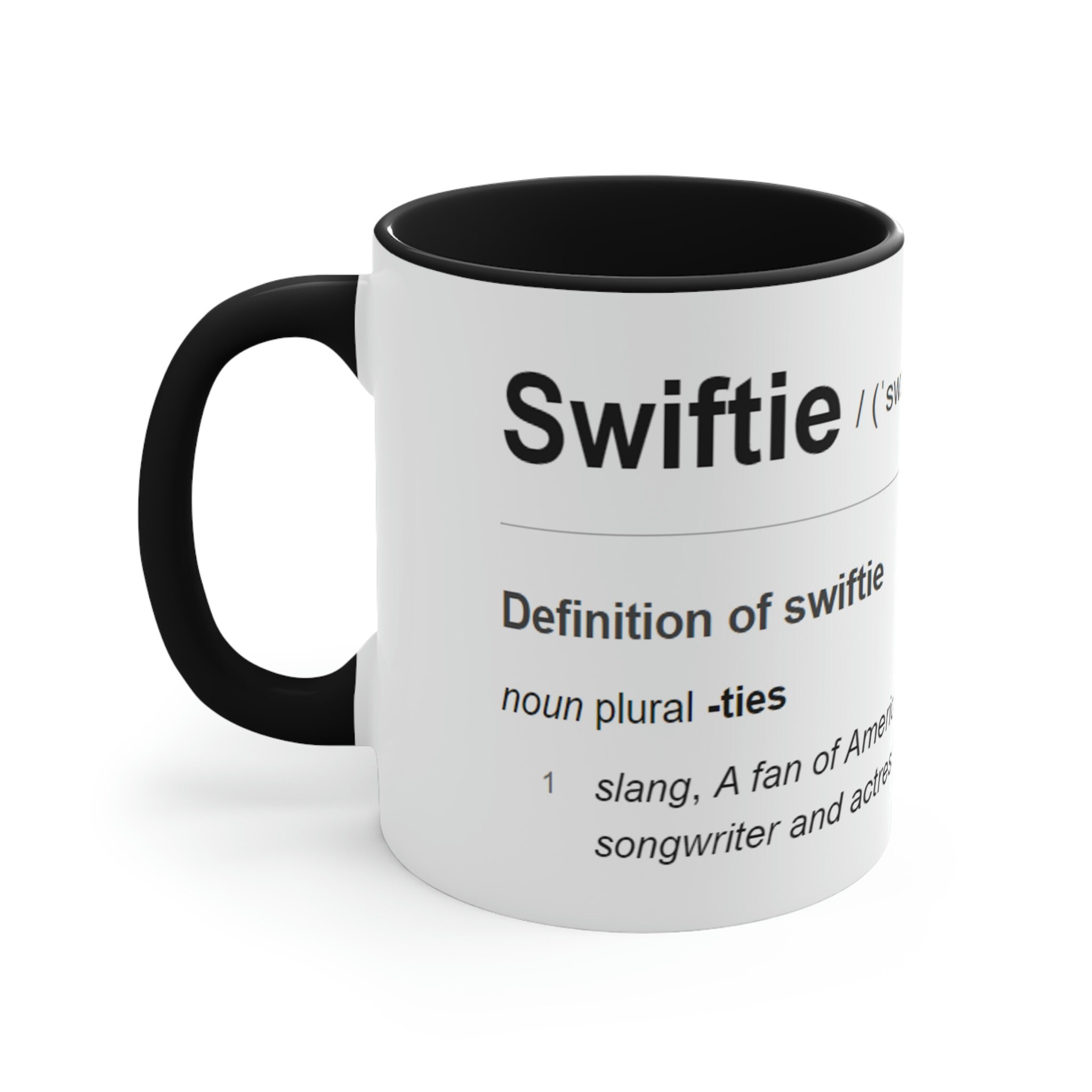 Taylor Swift Swiftie Definition Accent Coffee Mug, 11oz Made in USA - Etsy