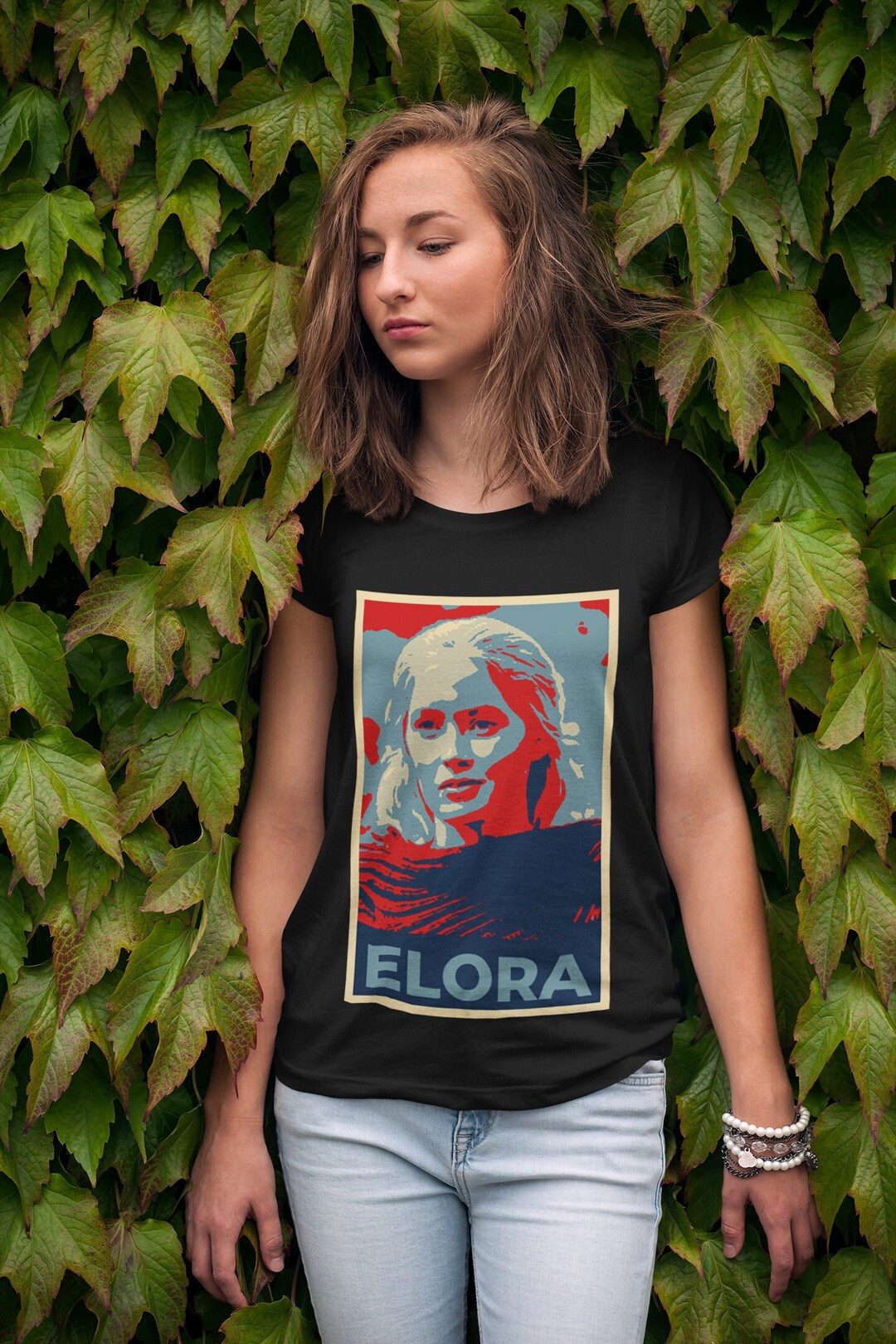 Elora Danan Willow Heavy Cotton Tee - Etsy