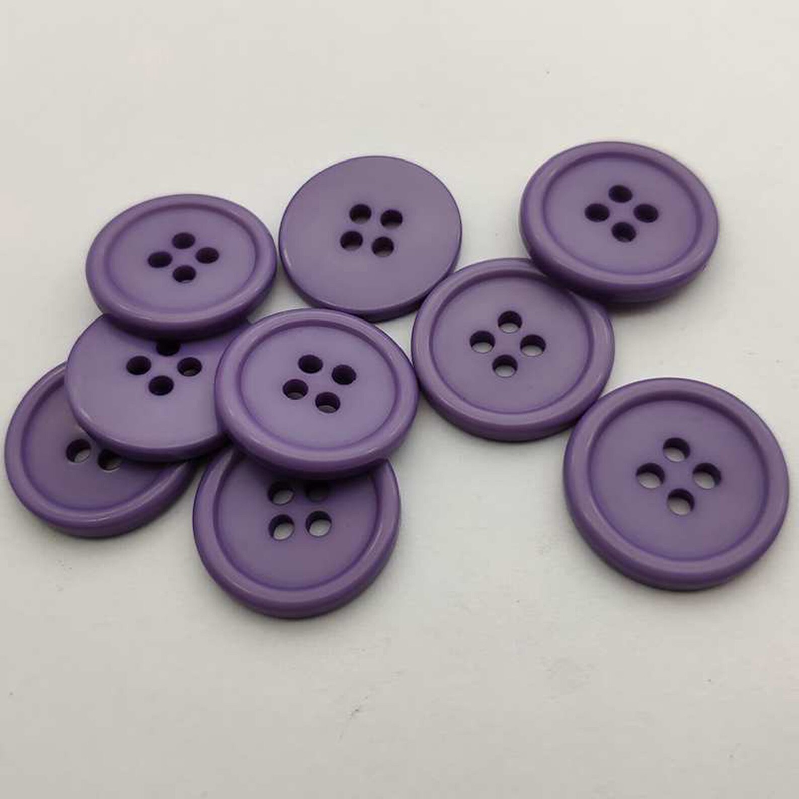6 PCS Buttons resin Buttons light purple Buttons violet | Etsy