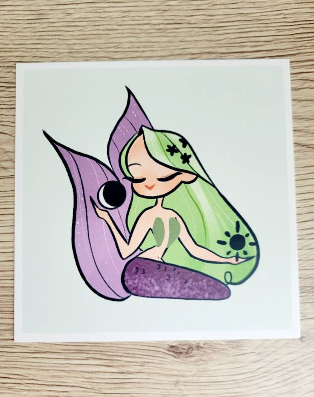 Zodiac Mermaid Print Libra - Etsy