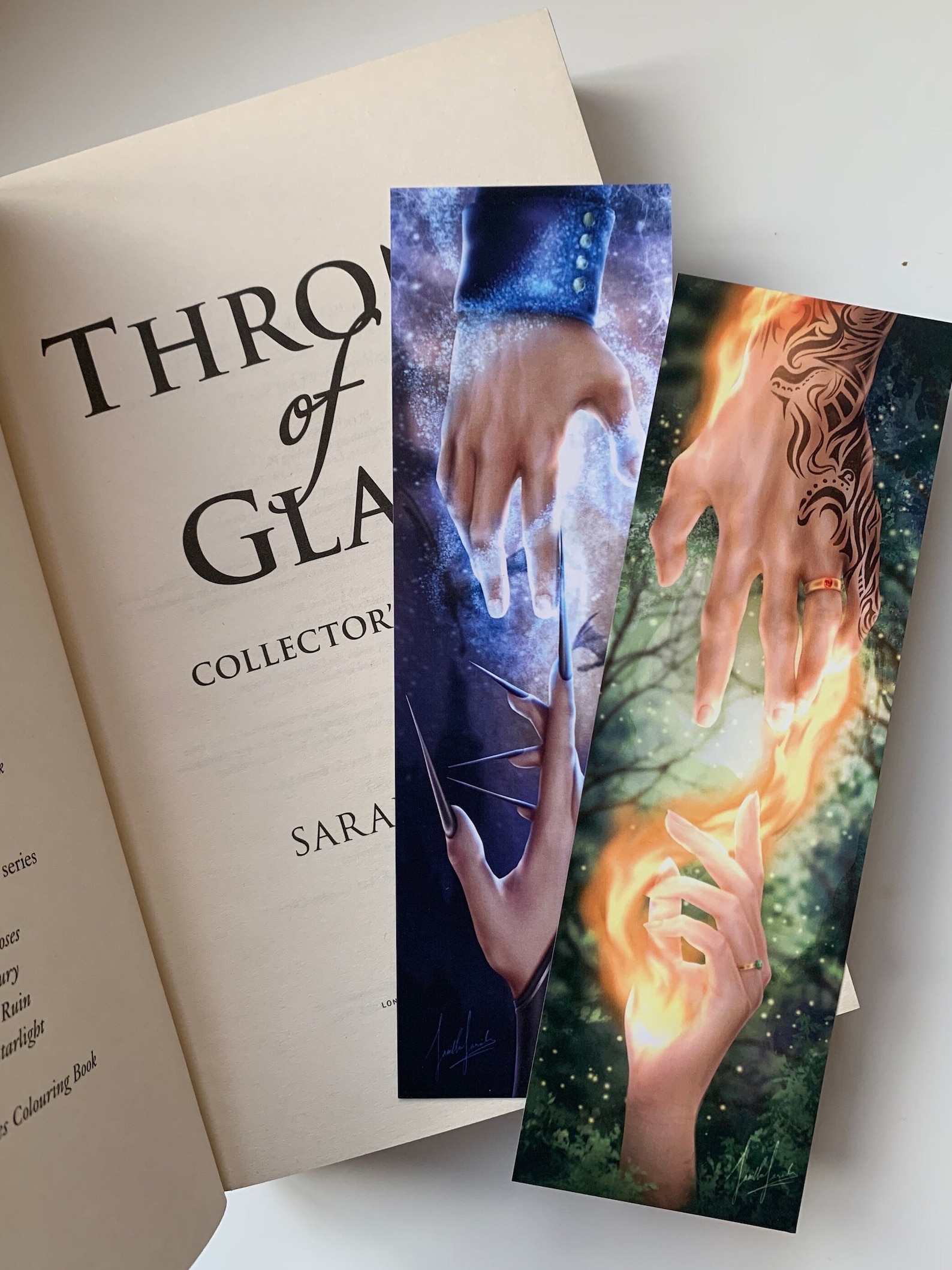 SJM Couples Bookmark Set ACOTAR, Throne of Glass, Crescent City Sarah J ...