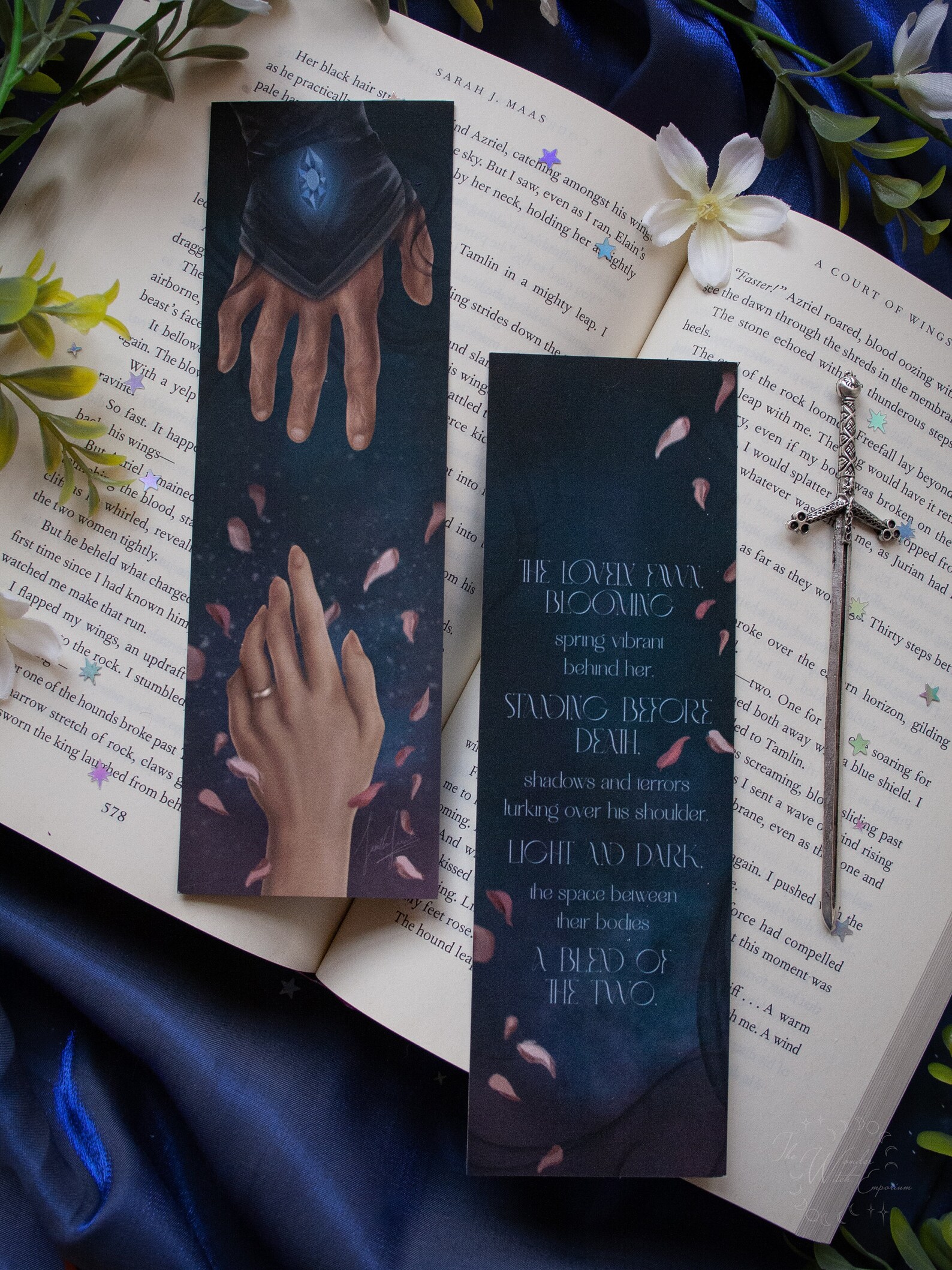 ACOTAR Couples Bookmark Set | ACOTAR Art - Sarah J Maas | Feysand ...