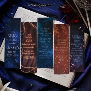 ACOTAR Couples Bookmark Set | ACOTAR Art - Sarah J Maas | Feysand ...