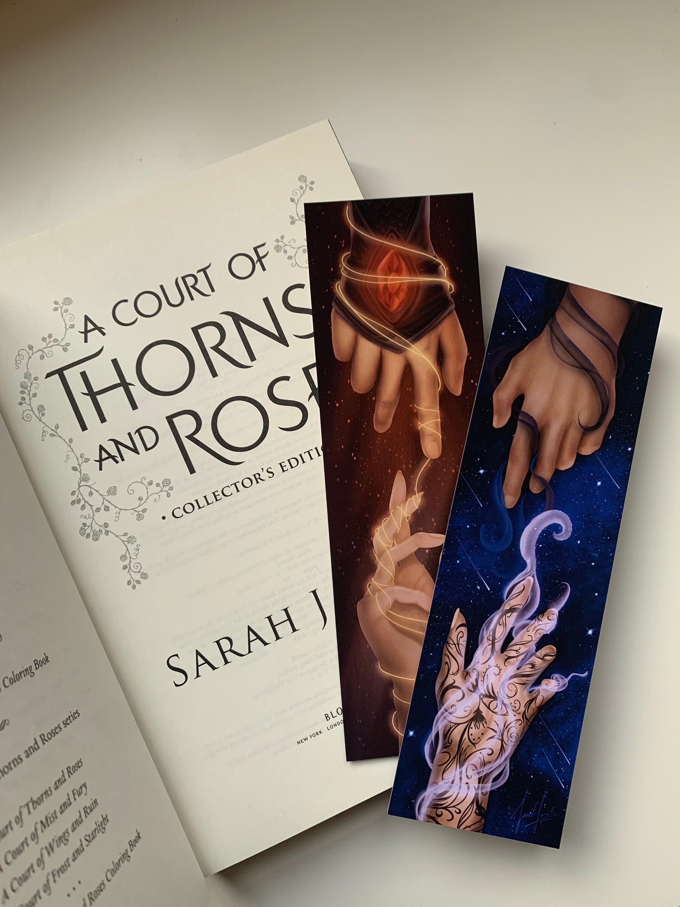 SJM Couples Bookmark Set ACOTAR, Throne of Glass, Crescent City Sarah J ...