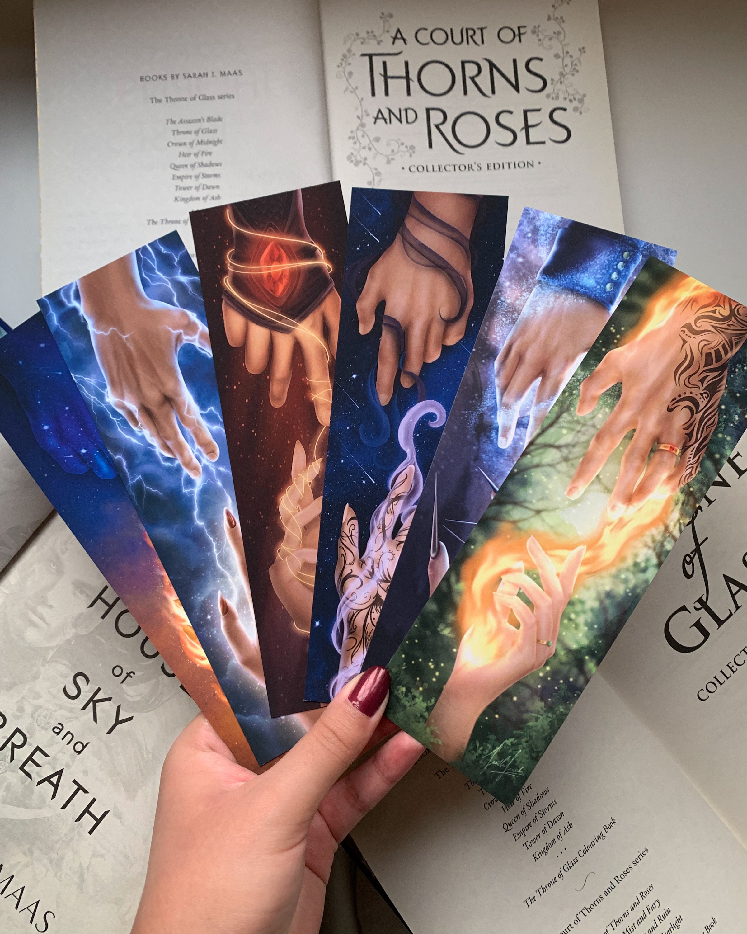 SJM Couples Bookmark Set ACOTAR, Throne of Glass, Crescent City Sarah J ...