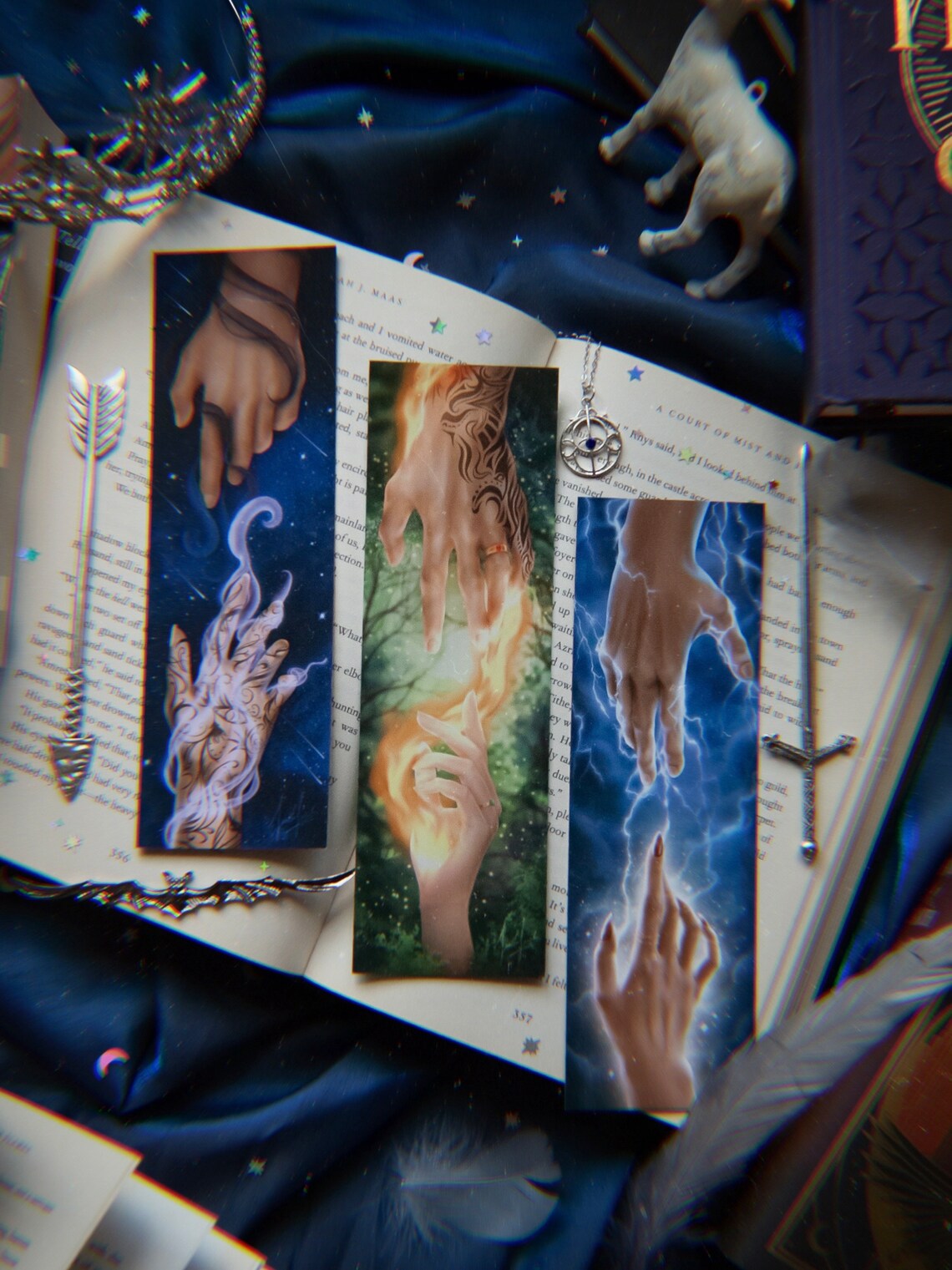 Sjm-verse Bookmark Set ACOTAR, Throne of Glass, Crescent City Sarah J ...
